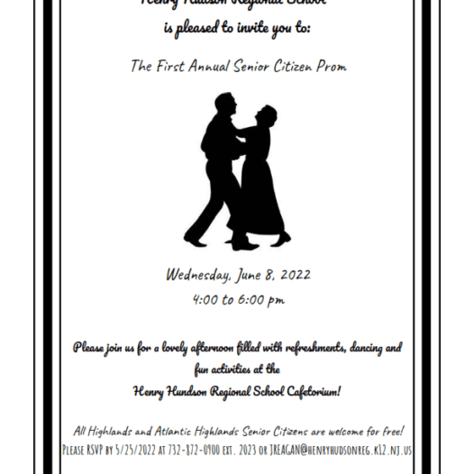 1st Annual Senior Citizen Prom – Borough of Highlands, New Jersey