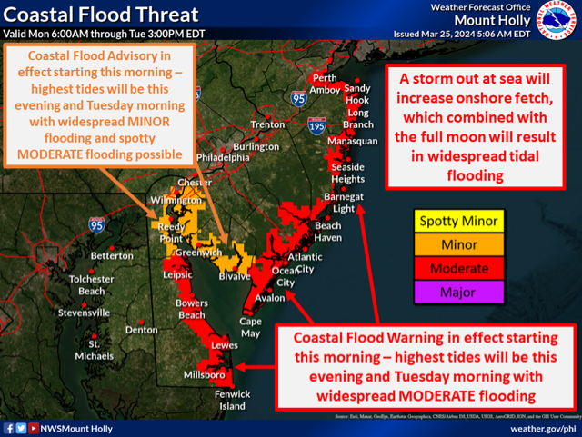 March 25: Early Week Coastal Flooding Threat – Borough of Highlands ...